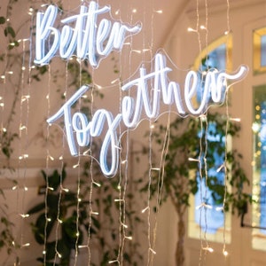 Better Together Neon Sign, Wedding Neon Sign,led Neon Light, Wall Decor ...