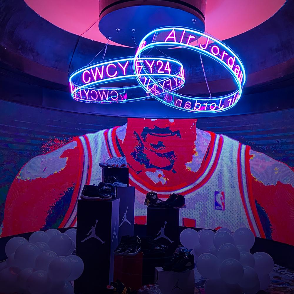 Custom Neon Logo Sign|business Neon Sign|neon Business Round Neon Sign ...