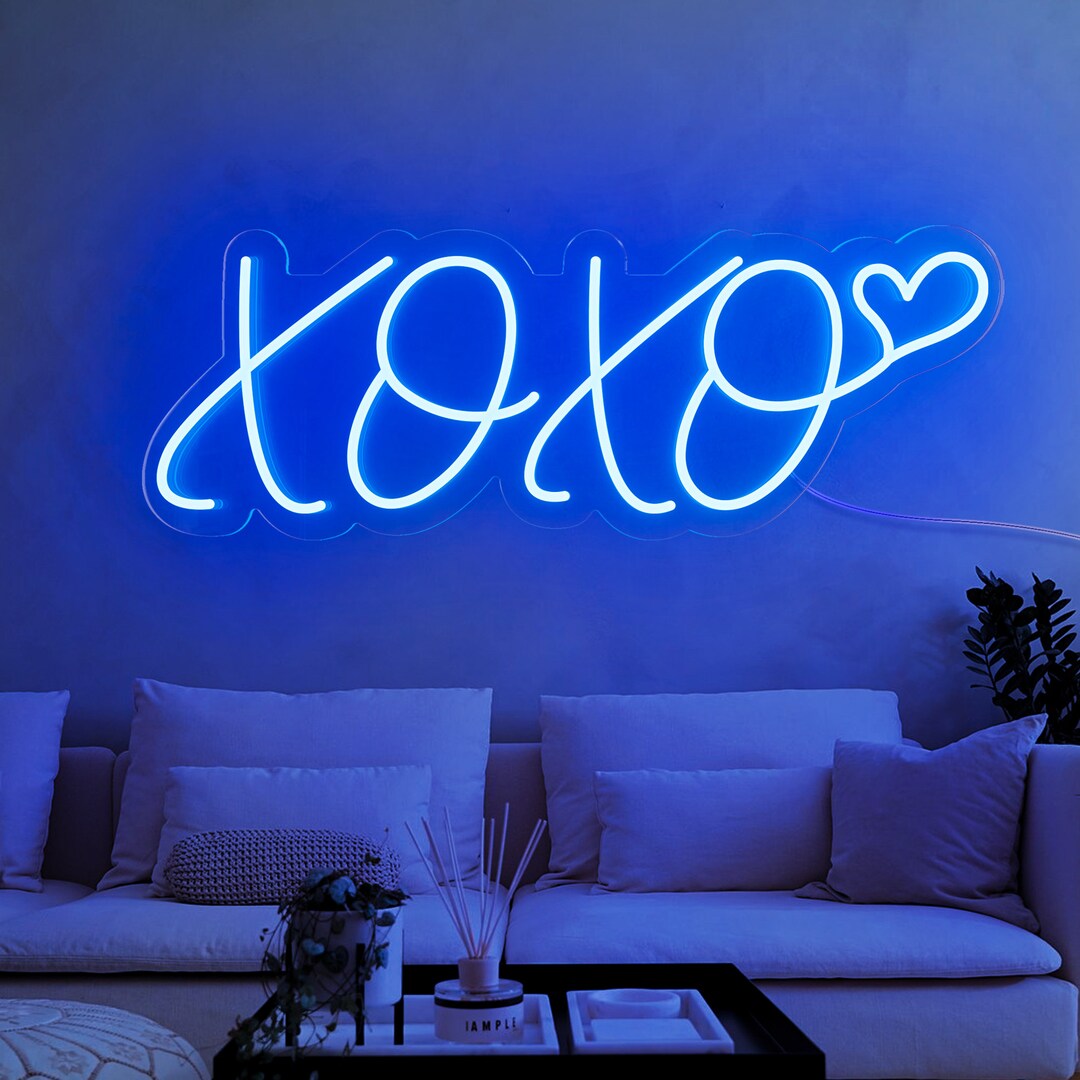 XOXO Neon Light,xoxo Neon Sign,aesthetic Bedroom Neon Sign,handmade ...