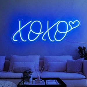 XOXO Neon Light,xoxo Neon Sign,aesthetic Bedroom Neon Sign,handmade ...