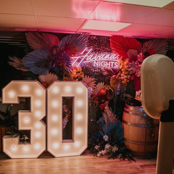 Lighted Letters - Etsy