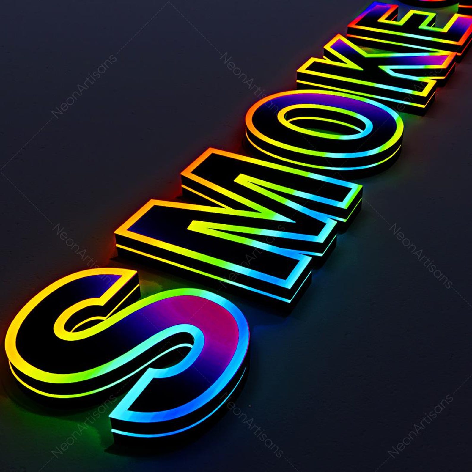 Smoke Shop Logo Sign,custom Letter Sign for Somke Shop Business Logo ...