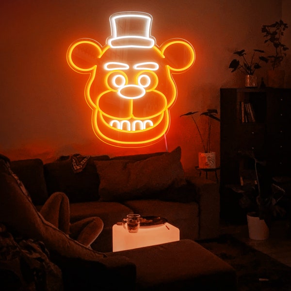 Five Nights at Freddy's Neon Sign - Etsy