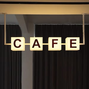 Cafe Light Box for Business Decor,hanging Sign,indoor Display Sign ...