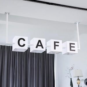 Cafe Light Box for Business Decor,hanging Sign,indoor Display Sign ...