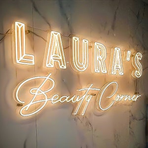 Personalized Business Neon Sign,coffe Bar Wall Neon Logo Sign,neon Sign ...