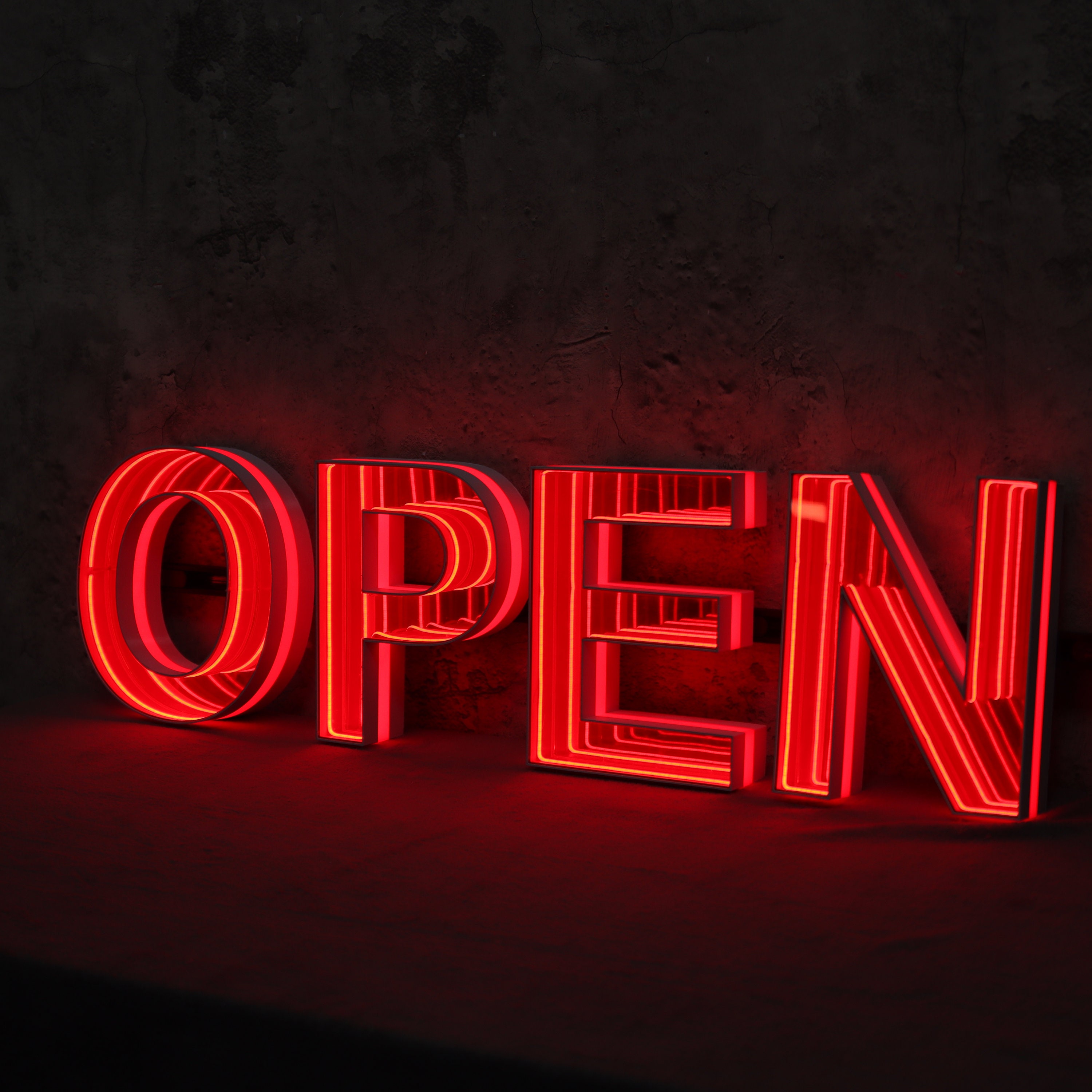 Infinity Mirror Sign,custom Mirror Neon Sign,light up Letter,infinity ...
