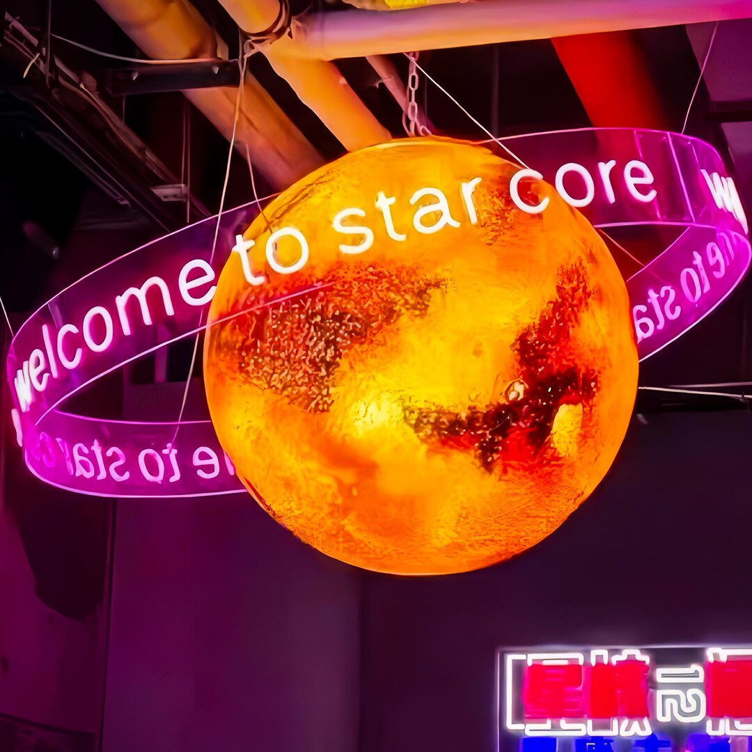 Round Neon Sign|business Neon Sign|custom Neon Sign|led Neon Sign for ...