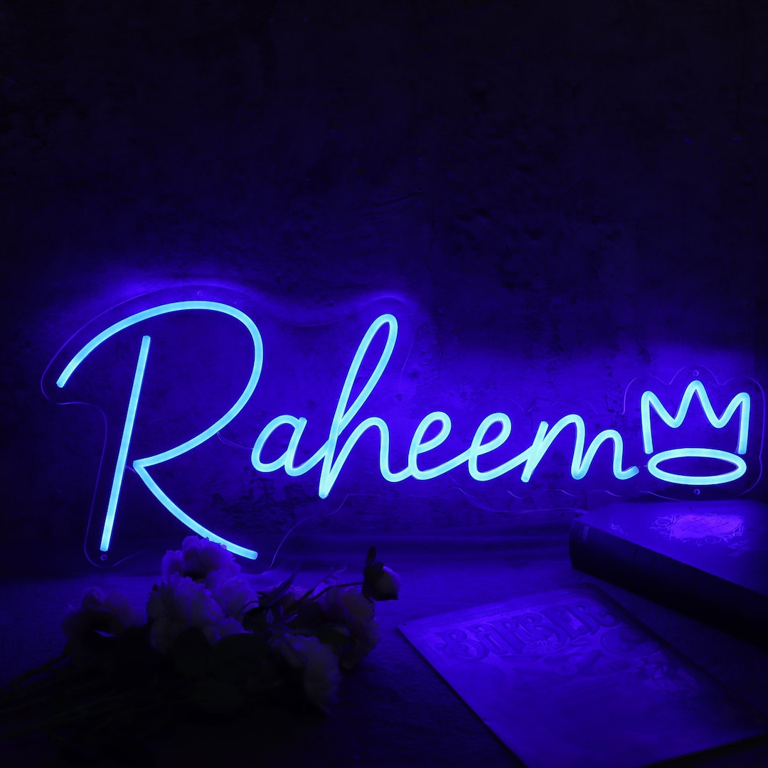 Custom Name Sign for Wall Neon Name Sign Nursery Name Sign Room Decor ...