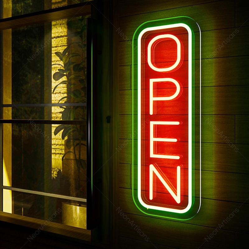 Lighted Open Sign - Etsy