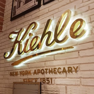 Custom 3D Metal Backlit Sign,sign for Business,halo Illuminated 3D Logo ...