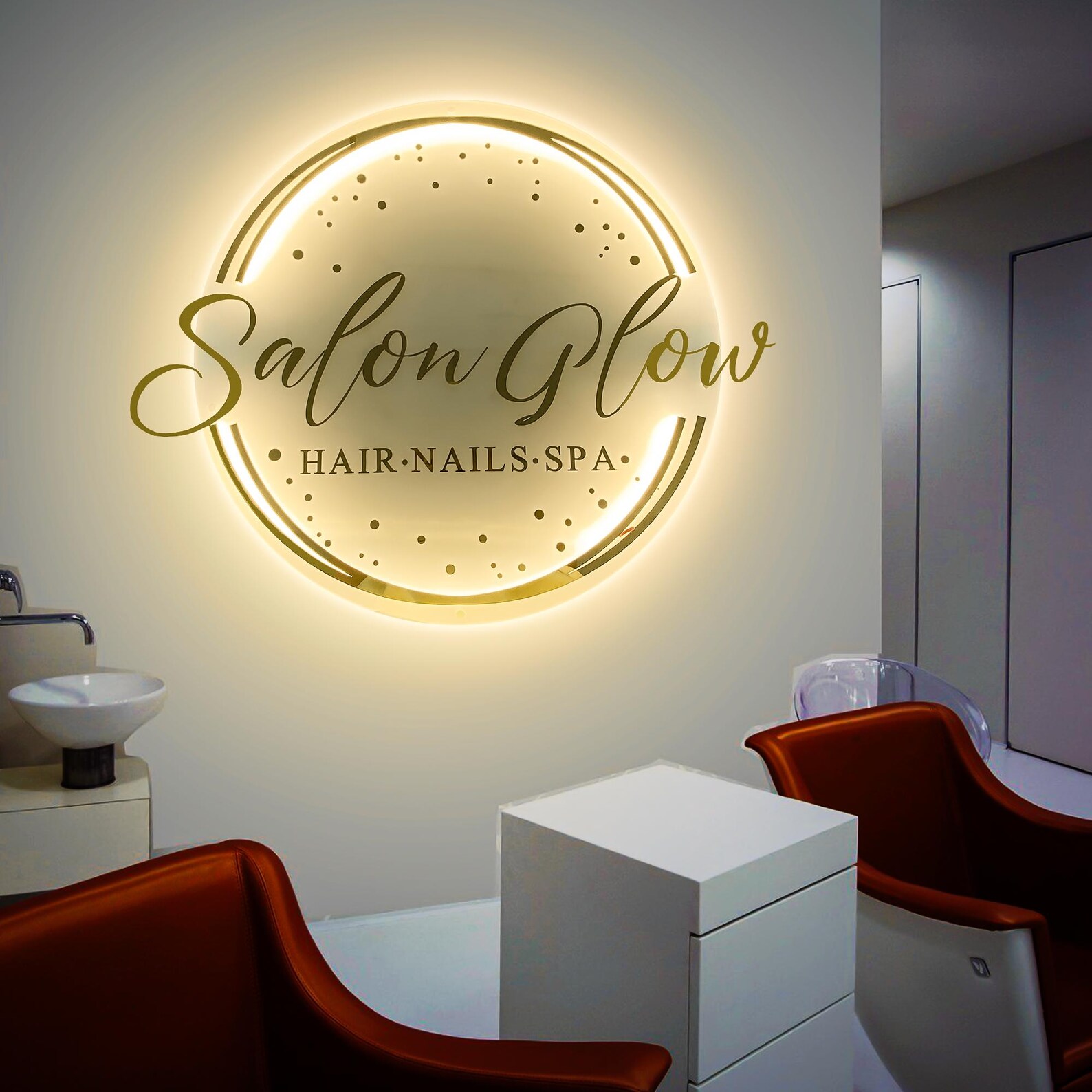 Custom Backlit Sign Custom Acrylic Sign Illuminated Logo Sign Backlit ...
