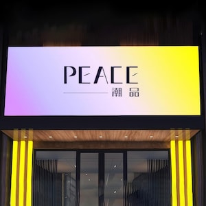 Light Box Sign,led Signage,live Room Background Wall Decor,live Room ...