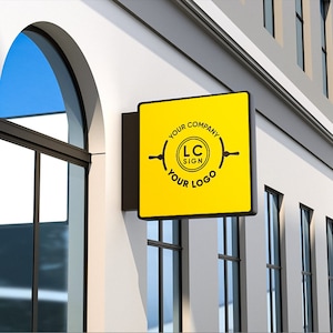 Custom Business Sign,led Light Box,outdoor Logo Signage ,double Sided ...