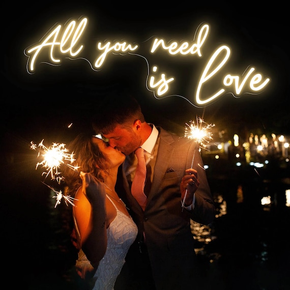 Neon Love Sign Wedding