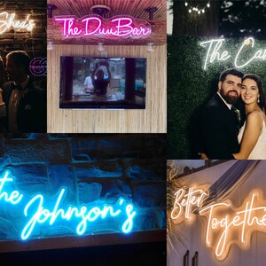 Custom Neon Sign,neon Wedding Sign Decor, Neon Wedding Sign Wall Decor ...