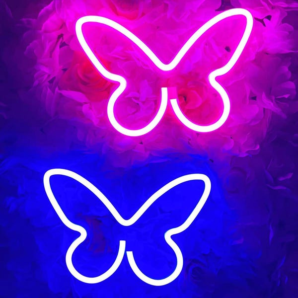 Butterfly Neon Sign - Etsy