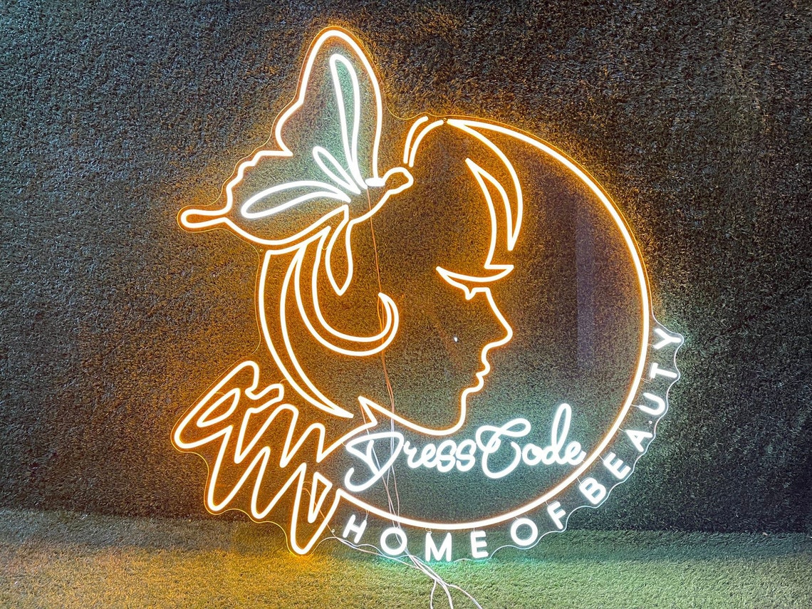 Custom Made Neon Sign Custom Neon Business Sign Custom Logo - Etsy