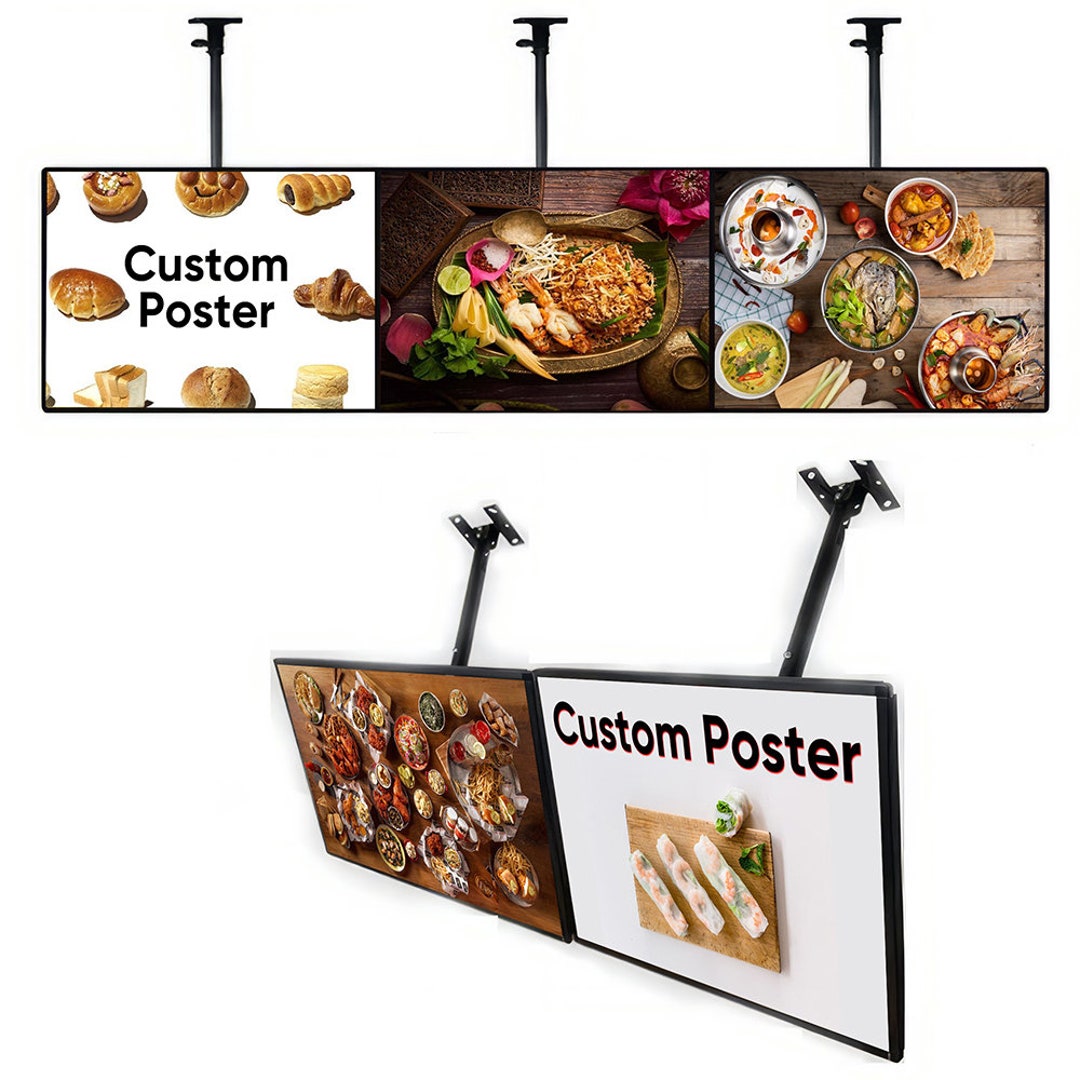 LED Frame Advertise Light Box, Restaurant Advertising Wall Mount Menu ...