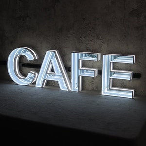 Light up Letter|infinity LED 3D Infinity Mirror Neon for Musical Decor ...