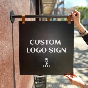 Outdoor Hanging Sign,metal Blade Sign, Custom Storefront Sign,business ...