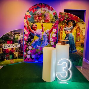 Large Light up Neon Sign Number|0-9 LED Neon Light |birthday Signs ...