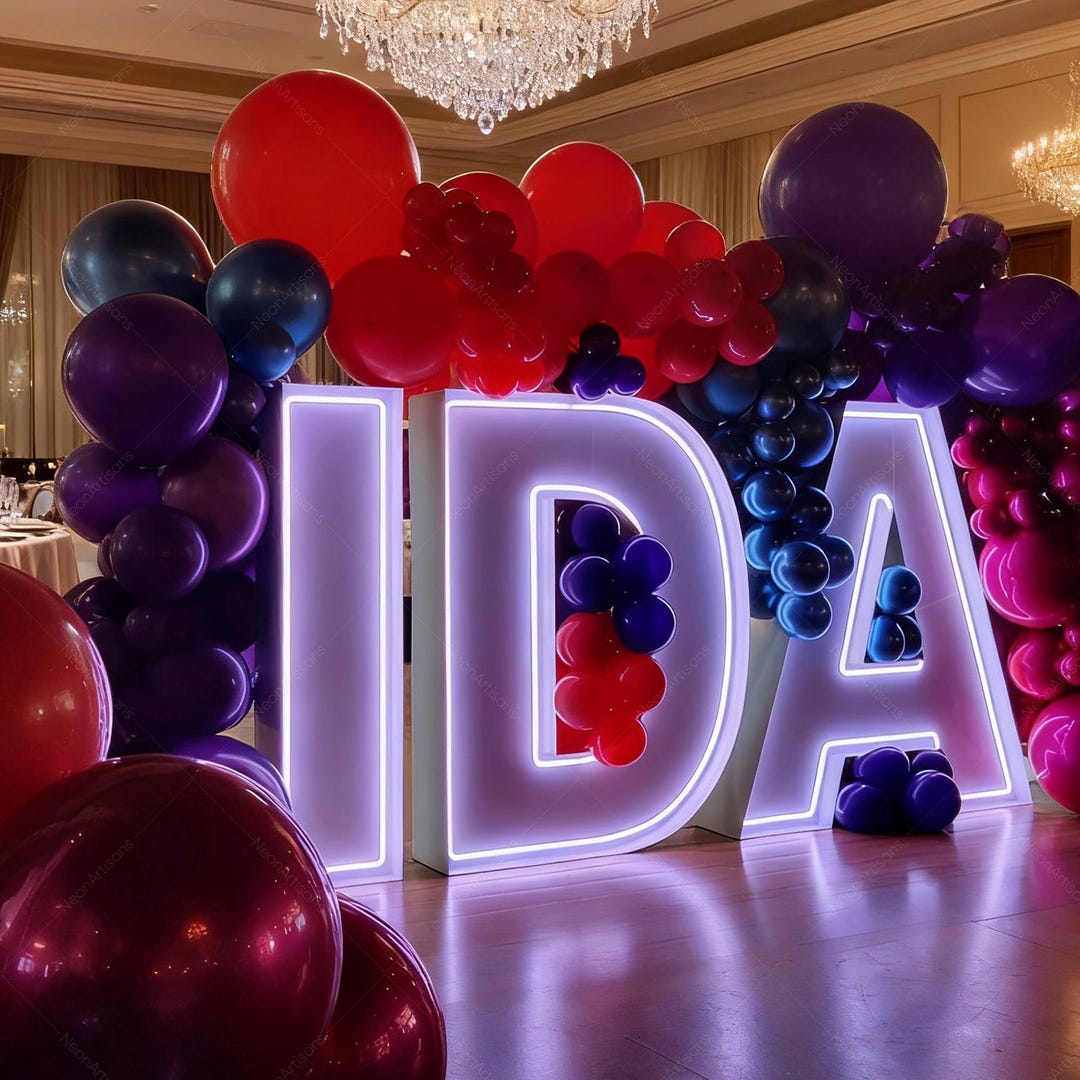 LED Event Large Metal 3ft 4ft RGB Neon Marquee Letters,light up Frame ...