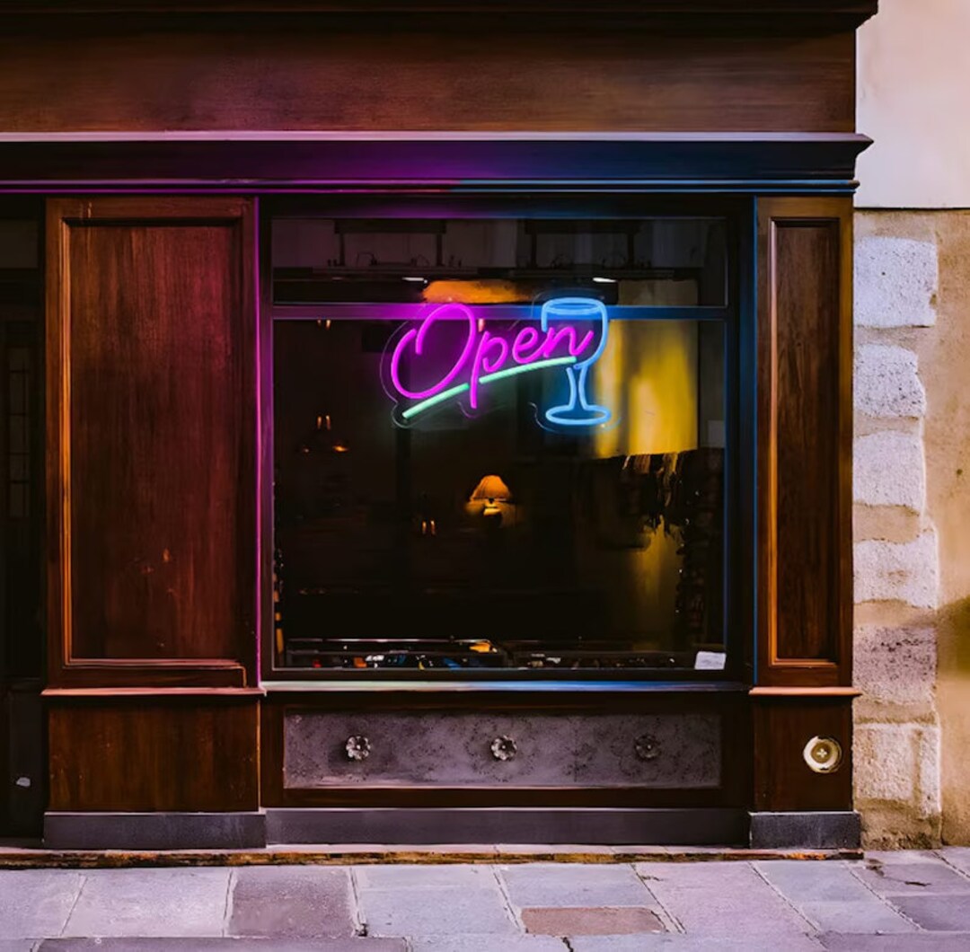 Open Bar Neon Sign,led Open Sign,bar Sign.led Open Sign for Outdoor ...