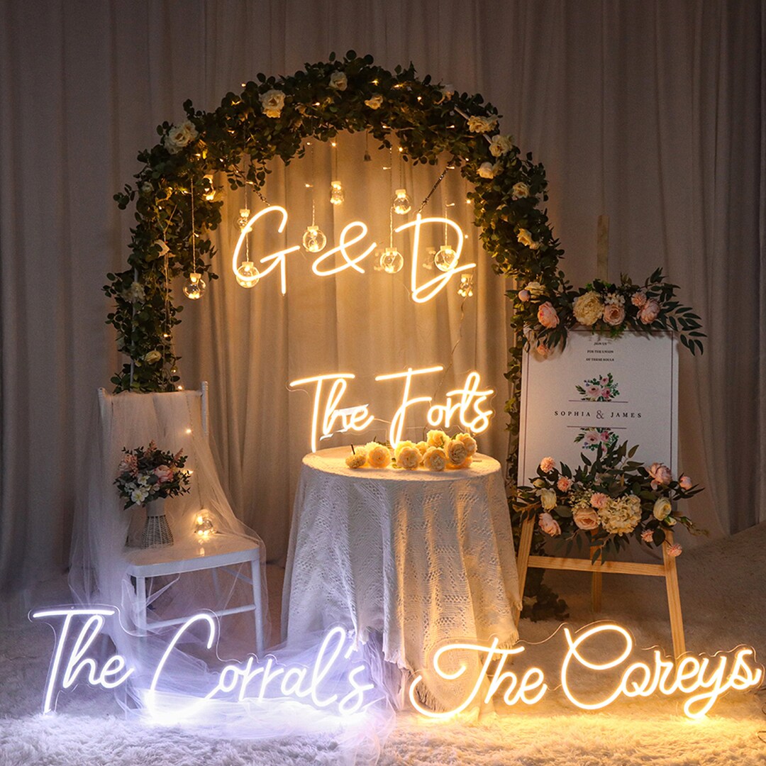 Neonartisans Wedding Neon Sign Custom Neon Sign Neon Sign - Etsy