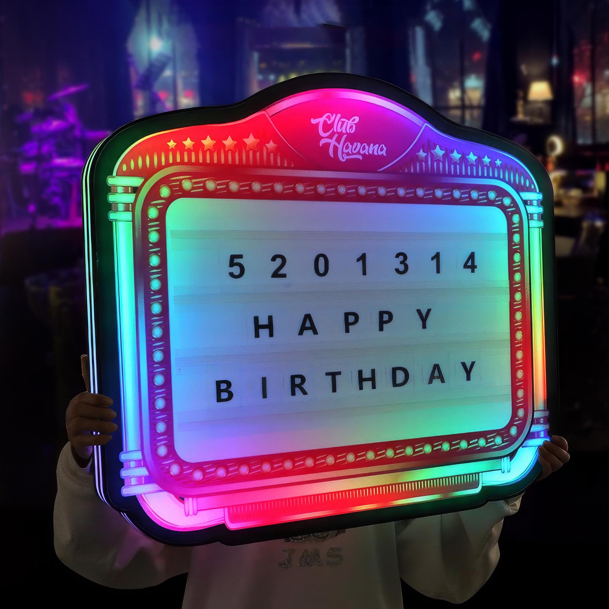 Customizable Nightclub VIP Letter Sign, Marquee Glorifier,customized ...