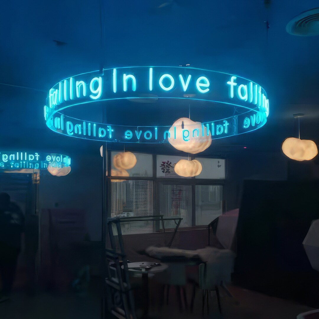 Round Neon Sign,business Neon Sign,bar Neon Sign,store Indoor Decor ...