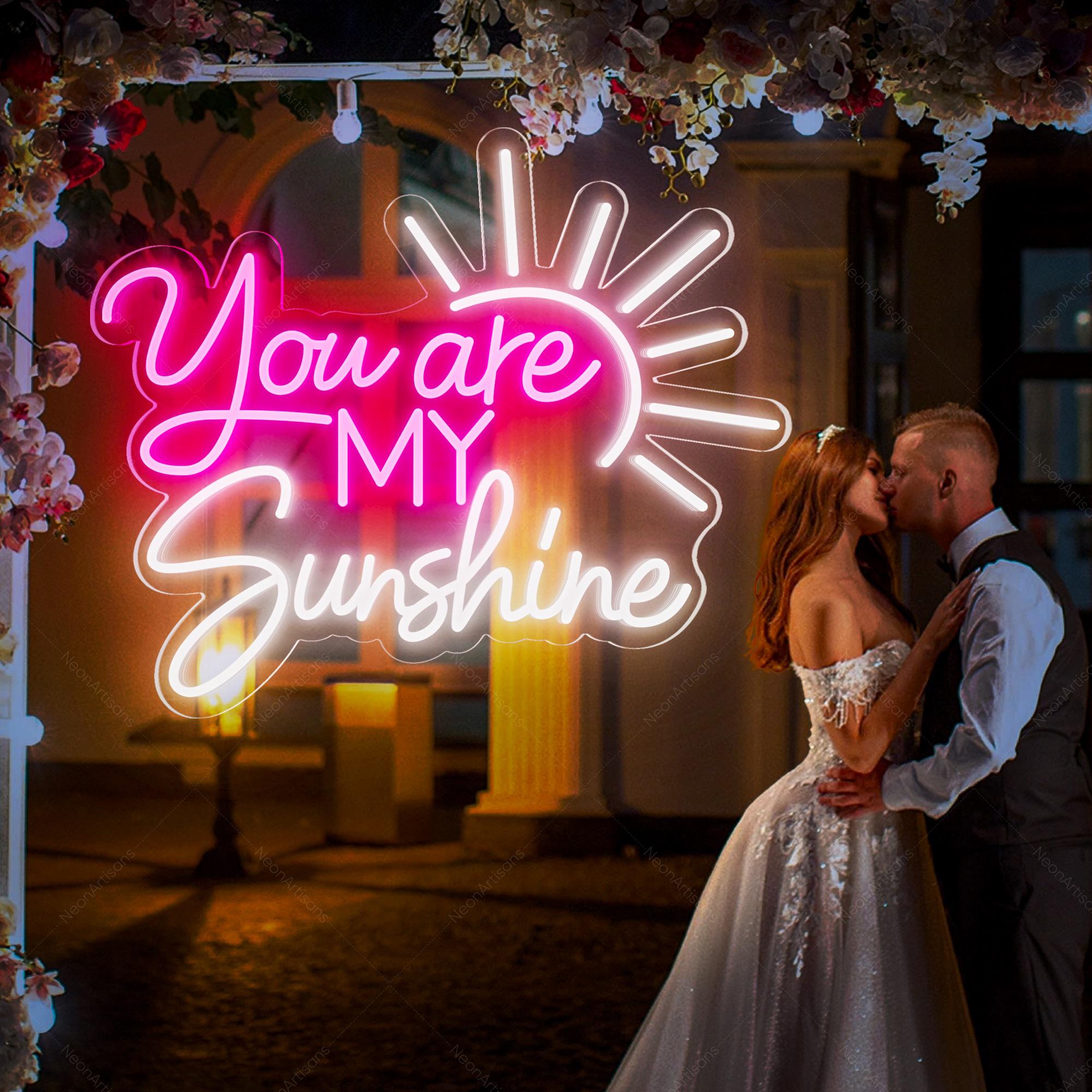 You Are My Sunshine Neon Sign, Custom Wedding Neon Sign, Wall ...