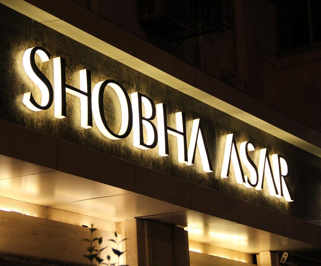 Custom 3D Metal Backlit Sign,sign for Business,halo Illuminated 3D Logo ...