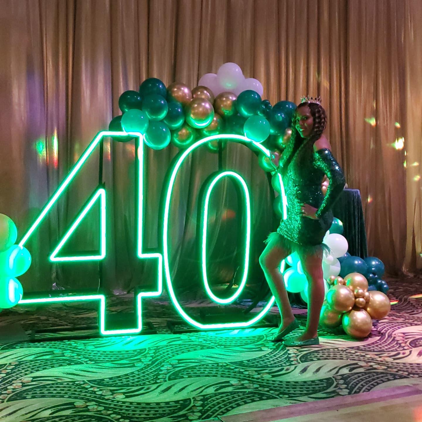 Light up Neon Sign Number,marquee Neon Sign Number,3ft 4ft RGB Neon ...