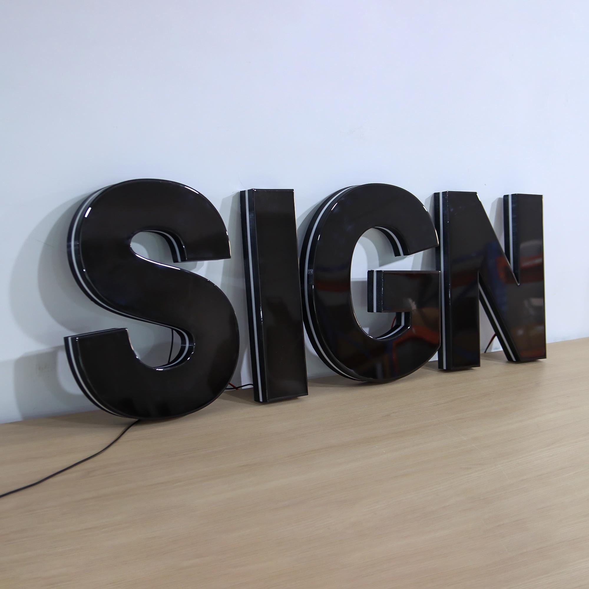 Led Channel Letter,rgb Custom Logo Sign,3d Letter Sign,company Wall ...