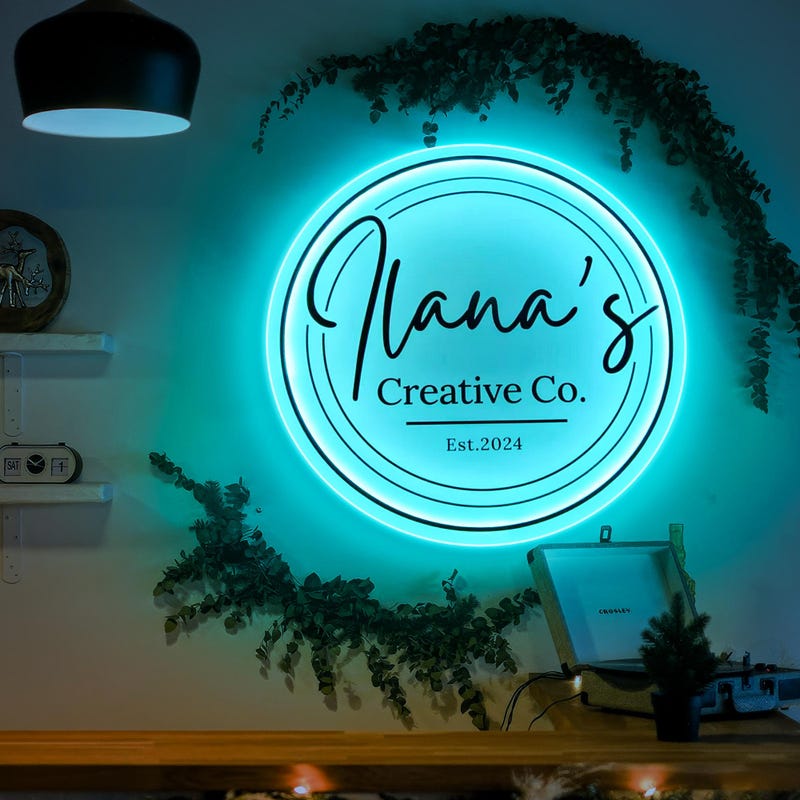 Backlit Wood Sign - Etsy