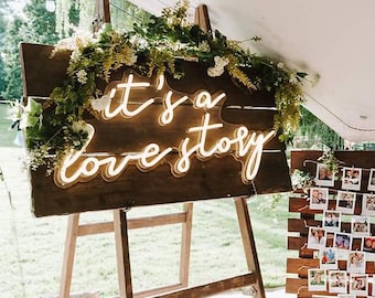 Love Story Sign - Etsy