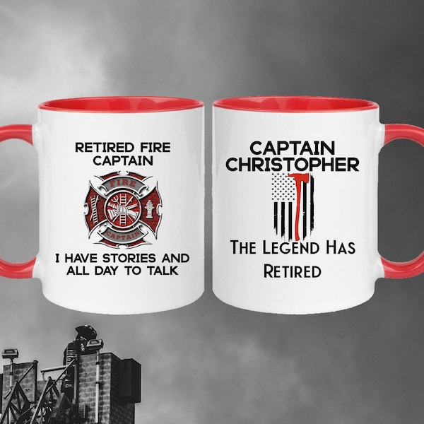 Retired Fire Chief Mug - Etsy