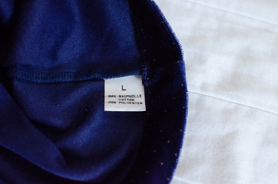 Midnight Blue Velvet Robe / Long Bath Robe / Smoking … - Gem