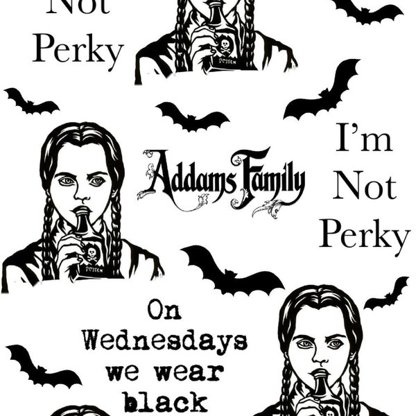 Wednesday Addams Cotton Fabric - Etsy