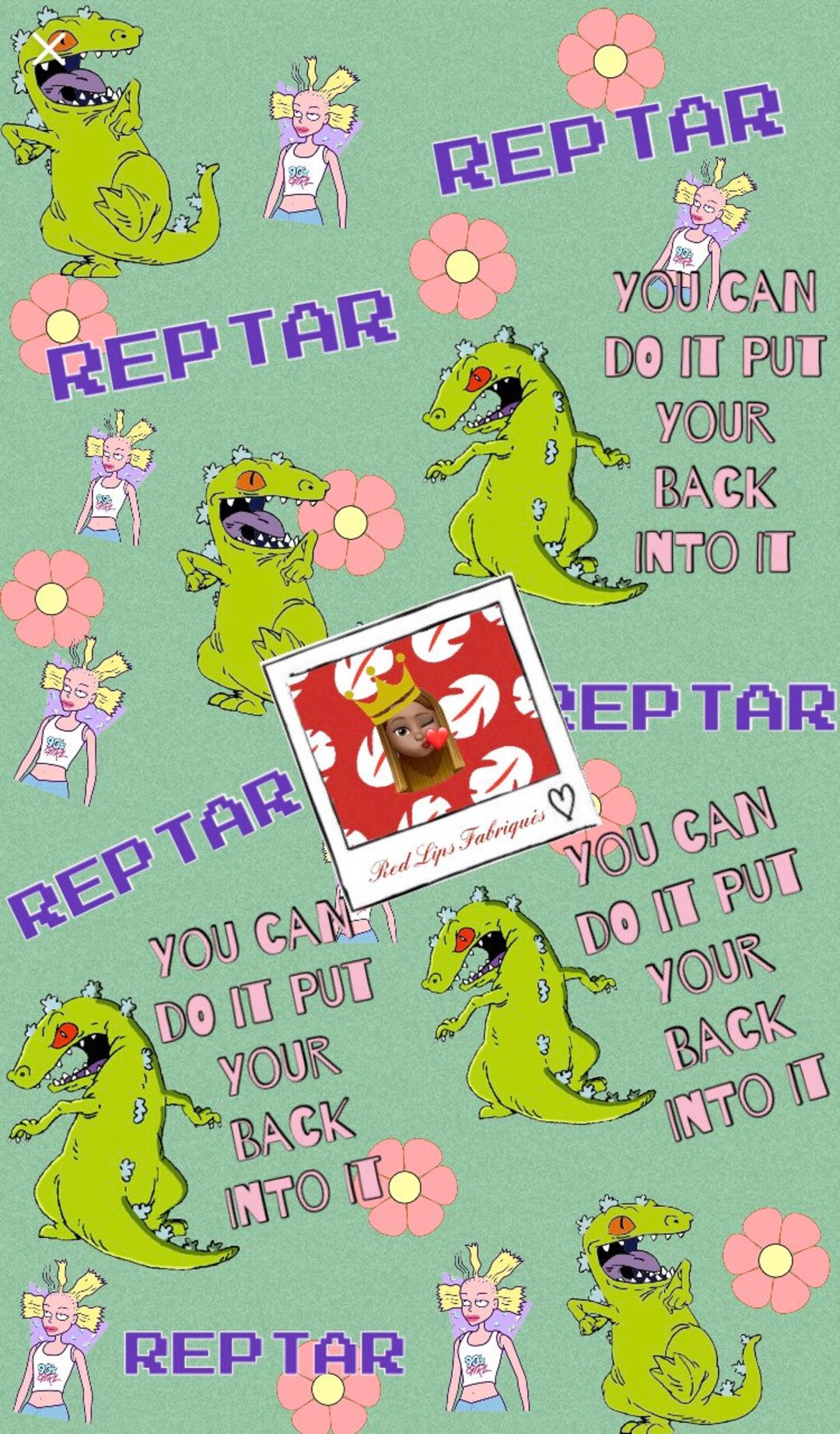 Reptar y Cynthia rugrats algodón algodón de descuento metro - Etsy México