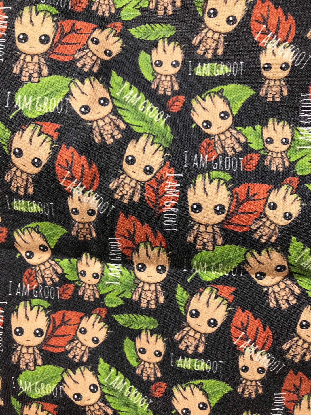 GROOT Cotton Fabric - Etsy