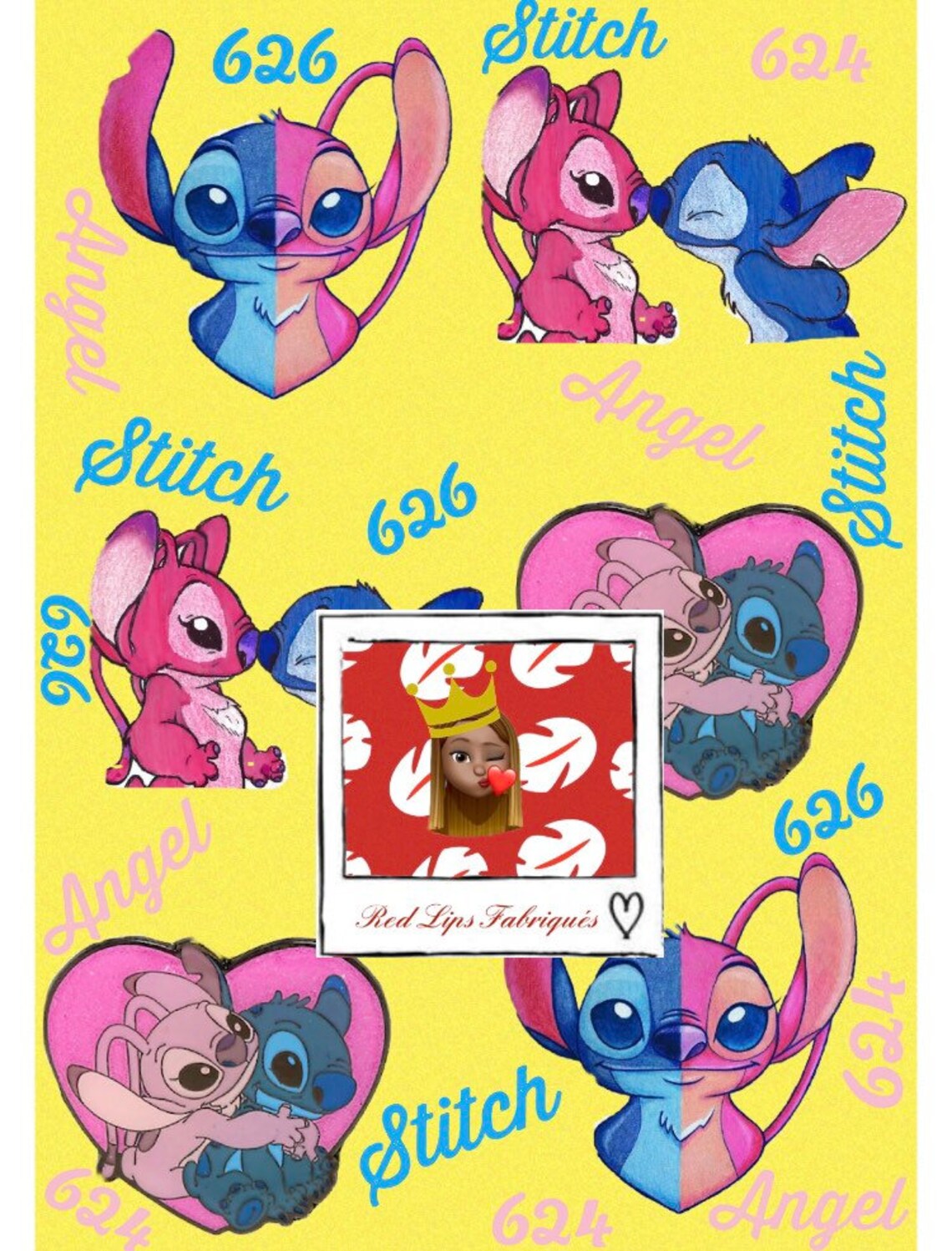 Stitch and Angel Cotton Fat Quarter Fabric - Etsy