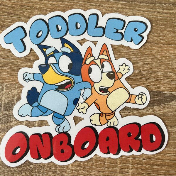 Bluey Car Sticker - Etsy UK