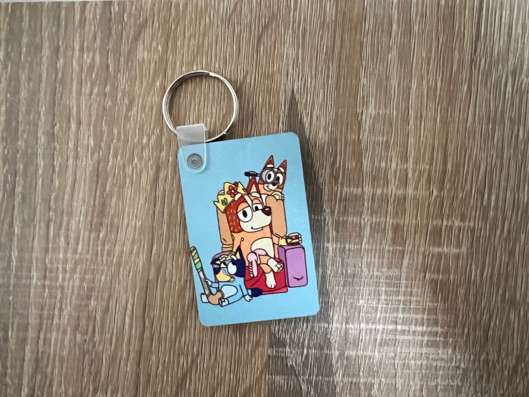Bluey Inspired Best Mum Keyring - Etsy