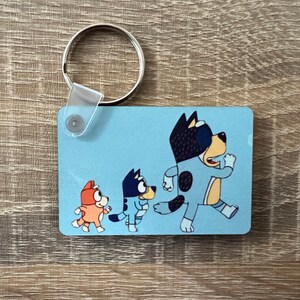 Bluey Inspired Best Dad Keyring - Etsy UK
