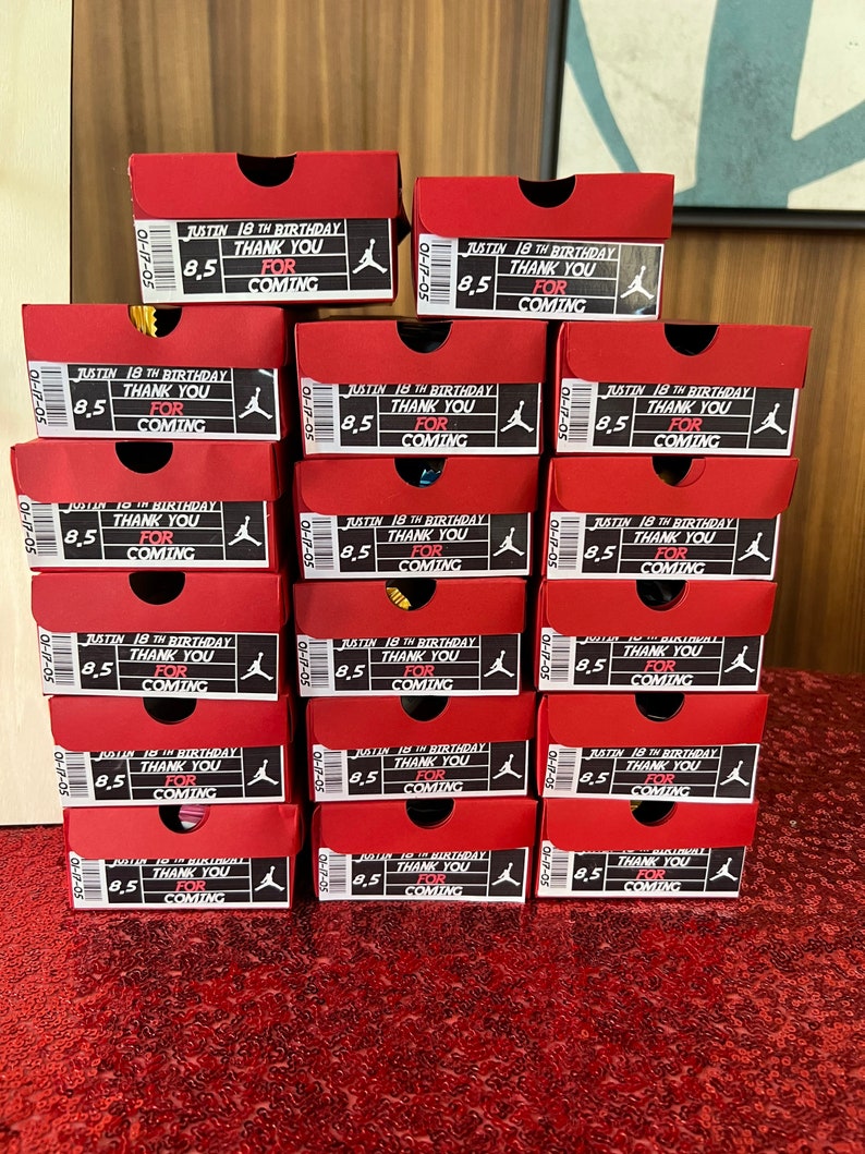 3 Count Mini Sneaker Shoe Box Shoe Boxes Sneaker Gift Box - Etsy