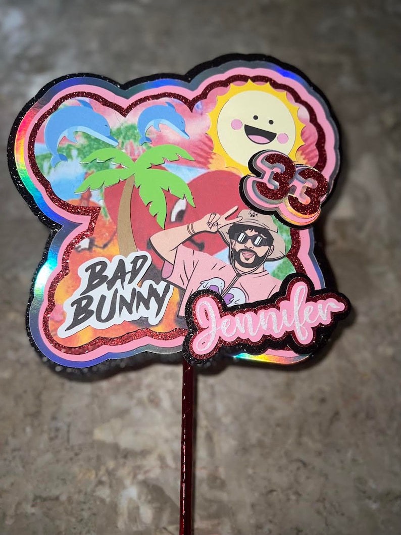 Bad Bunny Bad Bunny Decor Bad Bunny Birthday bad Bunny - Etsy