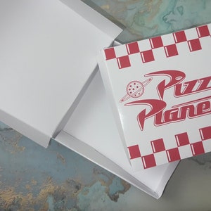 Pizza Planet- Pizza Box- Treat Box- Party Favor-pizza Box Party - Etsy