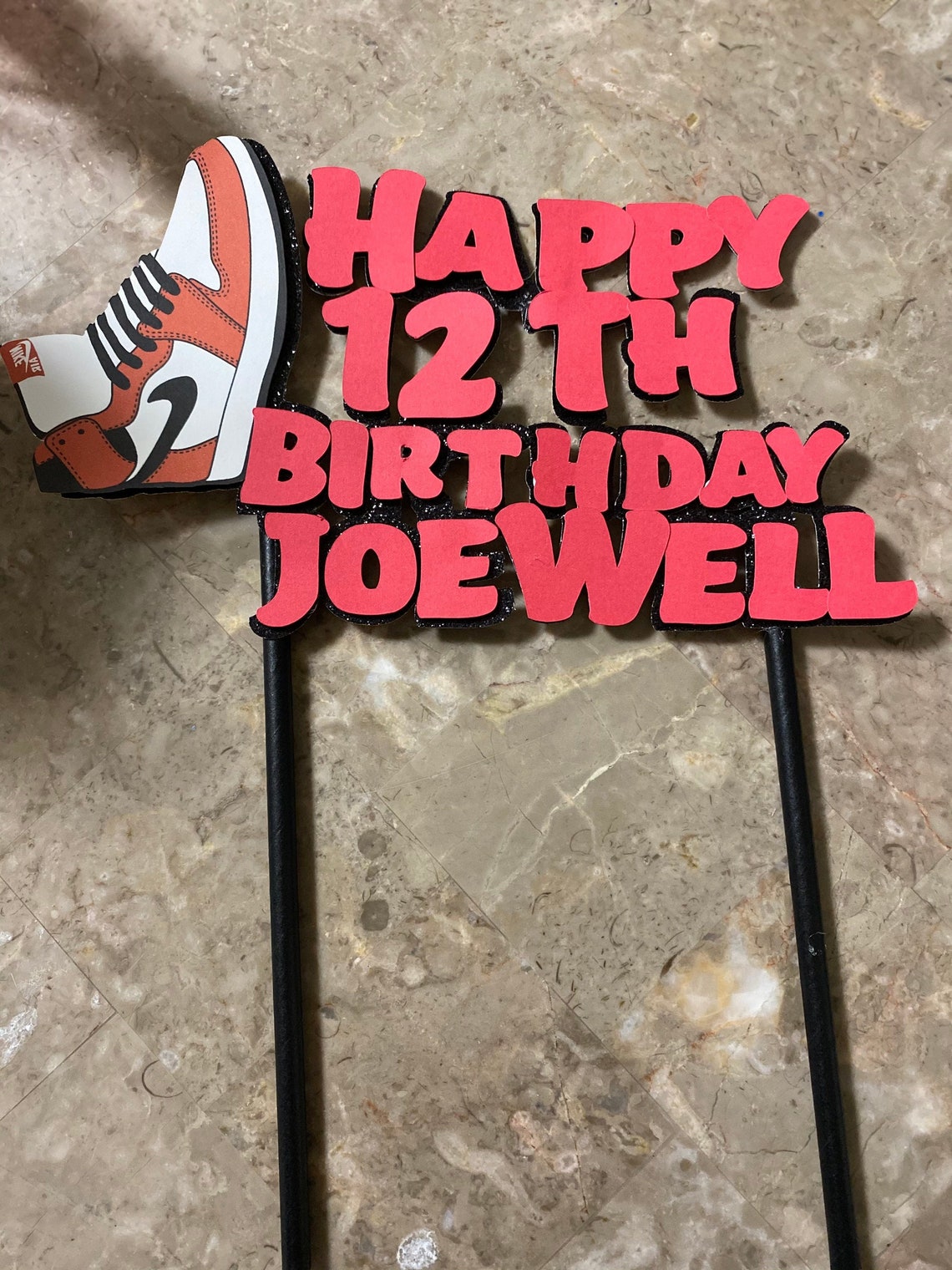 Nike-sneaker-caketopper-nike Sneaker - Etsy